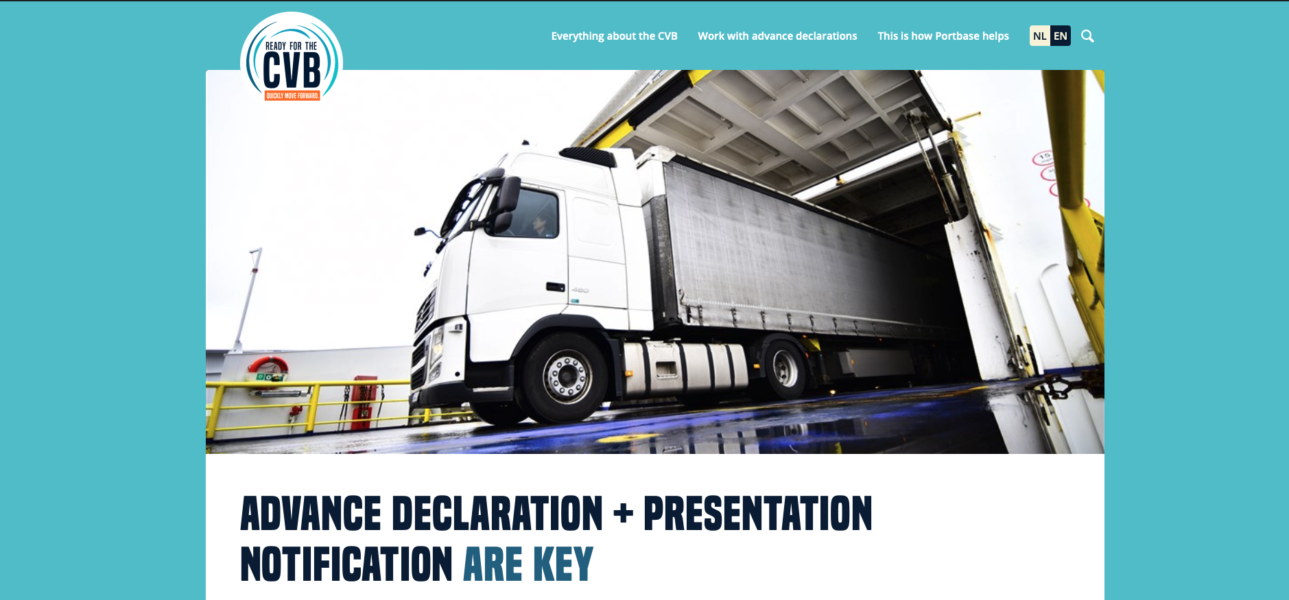 Work with advance declarations - Voorbereid op het CVB