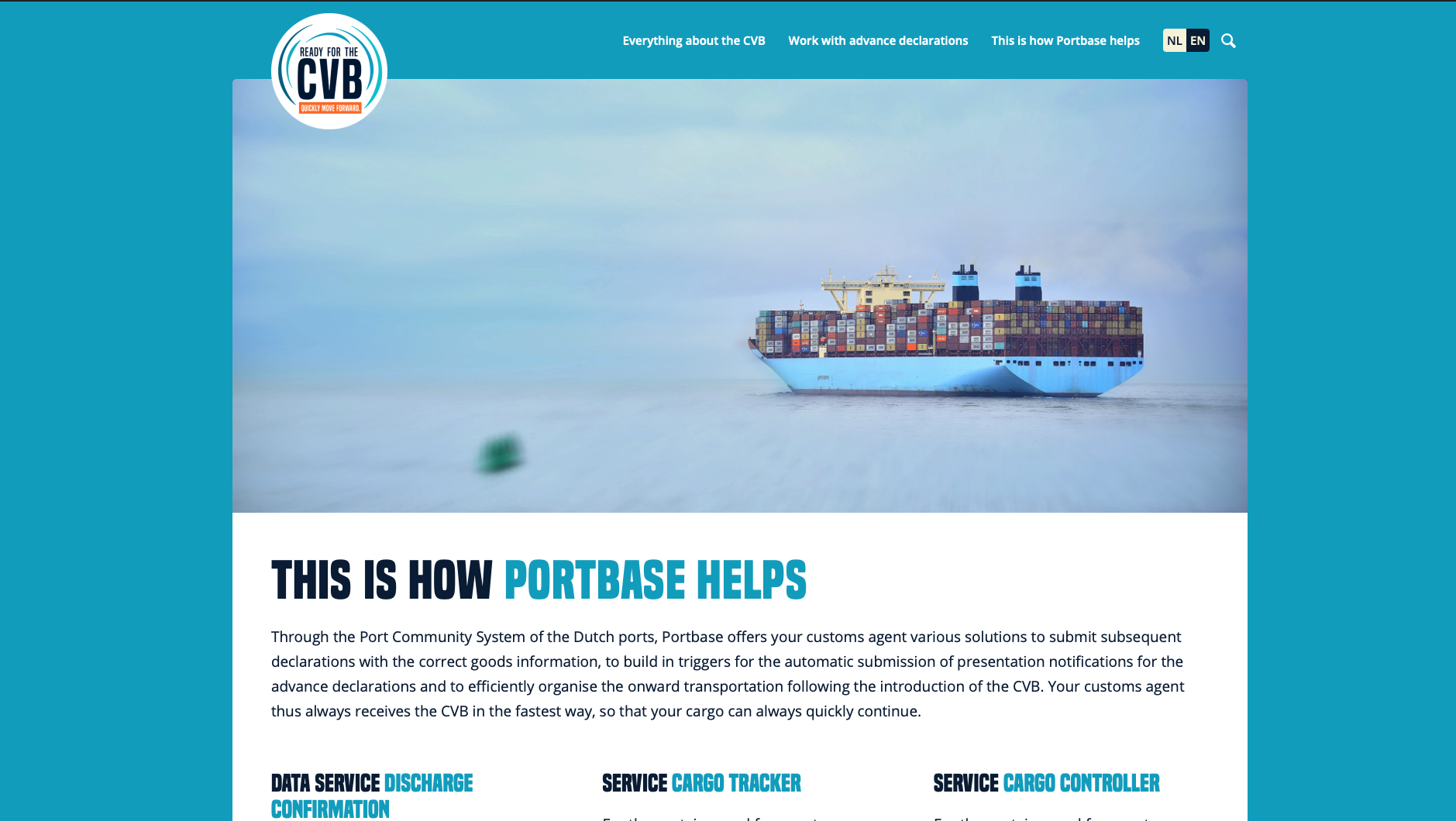 This is how Portbase helps - Voorbereid op het CVB